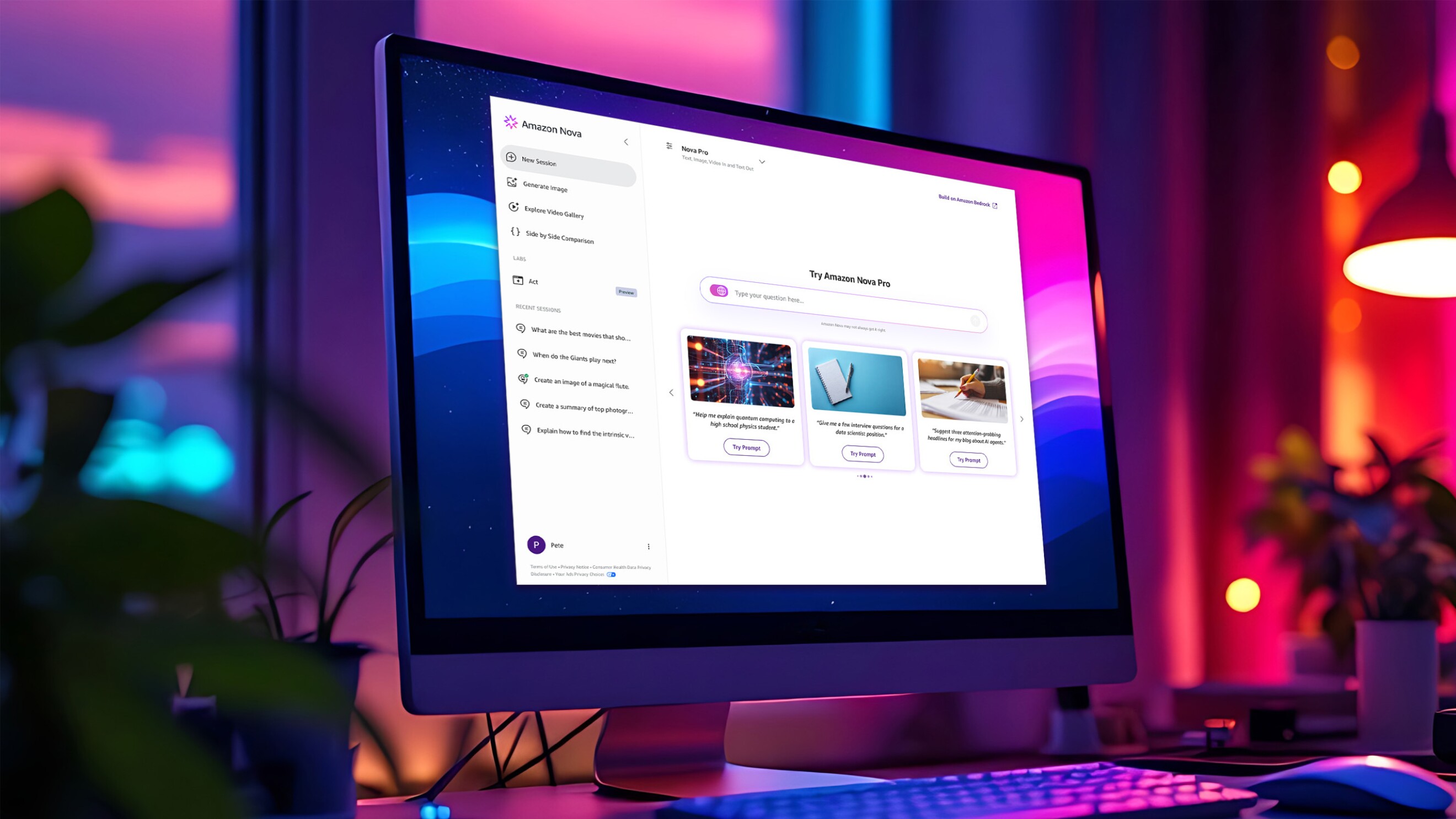 Amazon ouvre sa plateforme d'IA Nova, mais uniquement pour les utilisateurs américains - ITdaily.